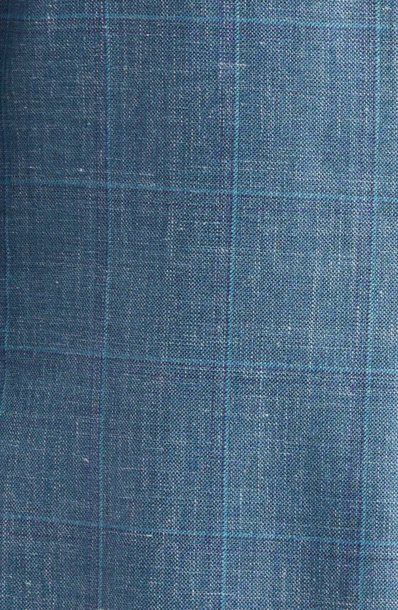 Canali Siena Regular Fit Windowpane Check Wool & Silk Blend Sport Coat ...