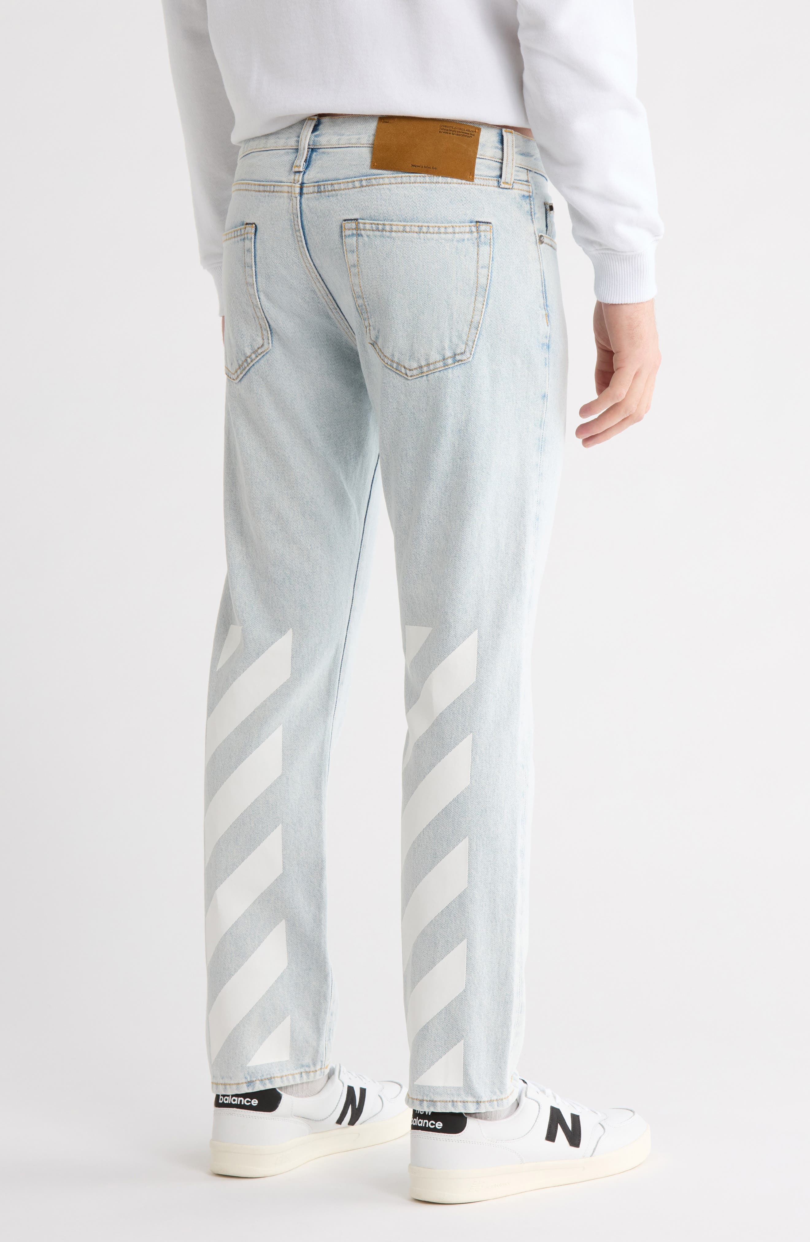 Off-White Diagonal Tab Arrow Slim Fit Jeans | Nordstromrack