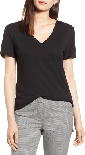 Halogen® V-Neck Tunic T-Shirt | Nordstromrack