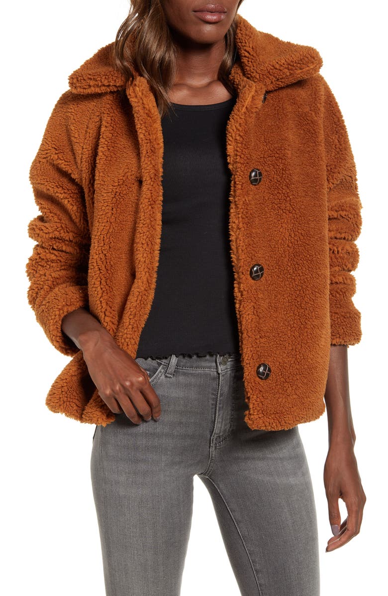 Only Emily Teddy Coat | Nordstrom