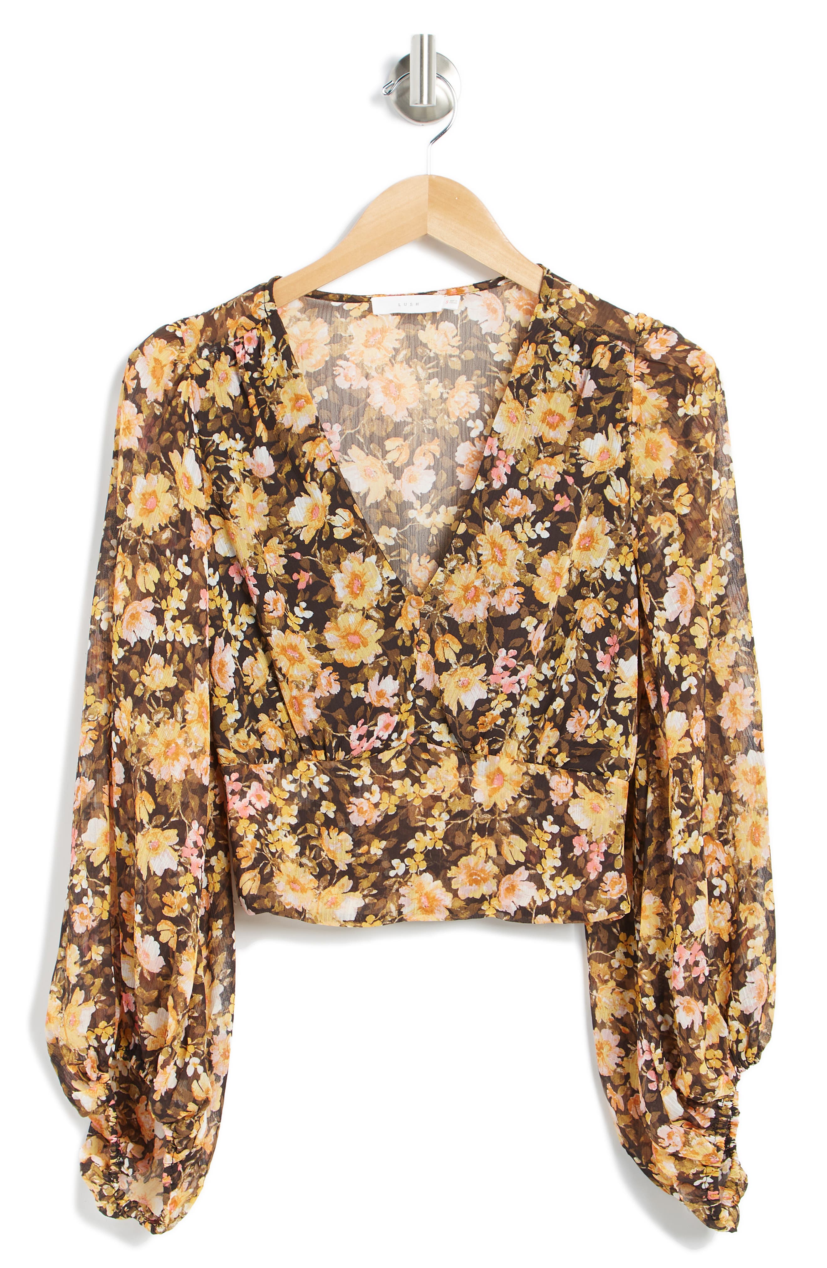 Lush Floral Print Blouse | Nordstromrack