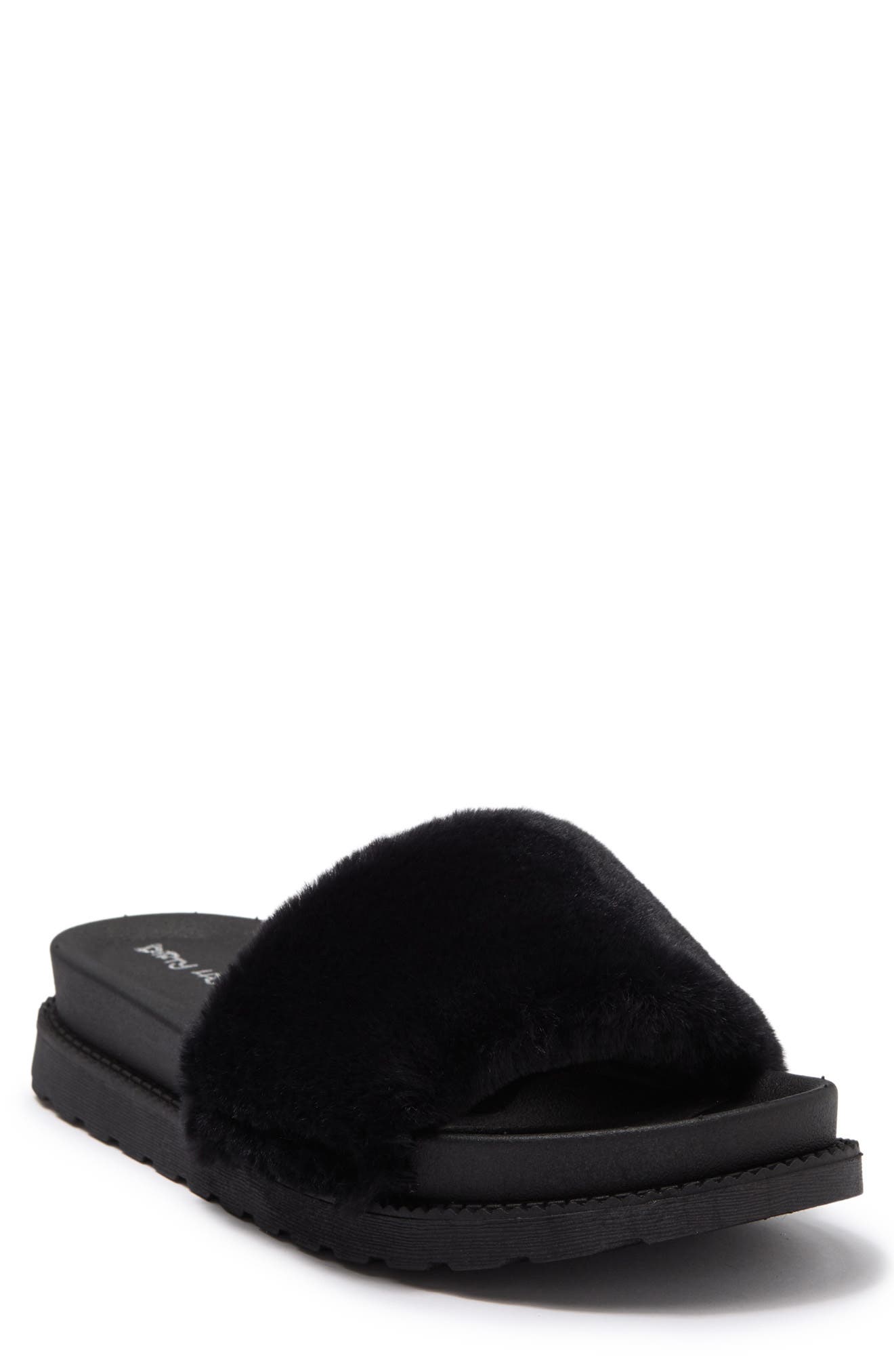 Dirty Laundry Topaz Faux Fur Slide Sandal | Nordstromrack