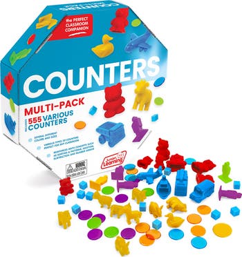 Junior Learning Counters Multipack 555 Pieces,Various Colorsshapes & Styles | Nordstrom