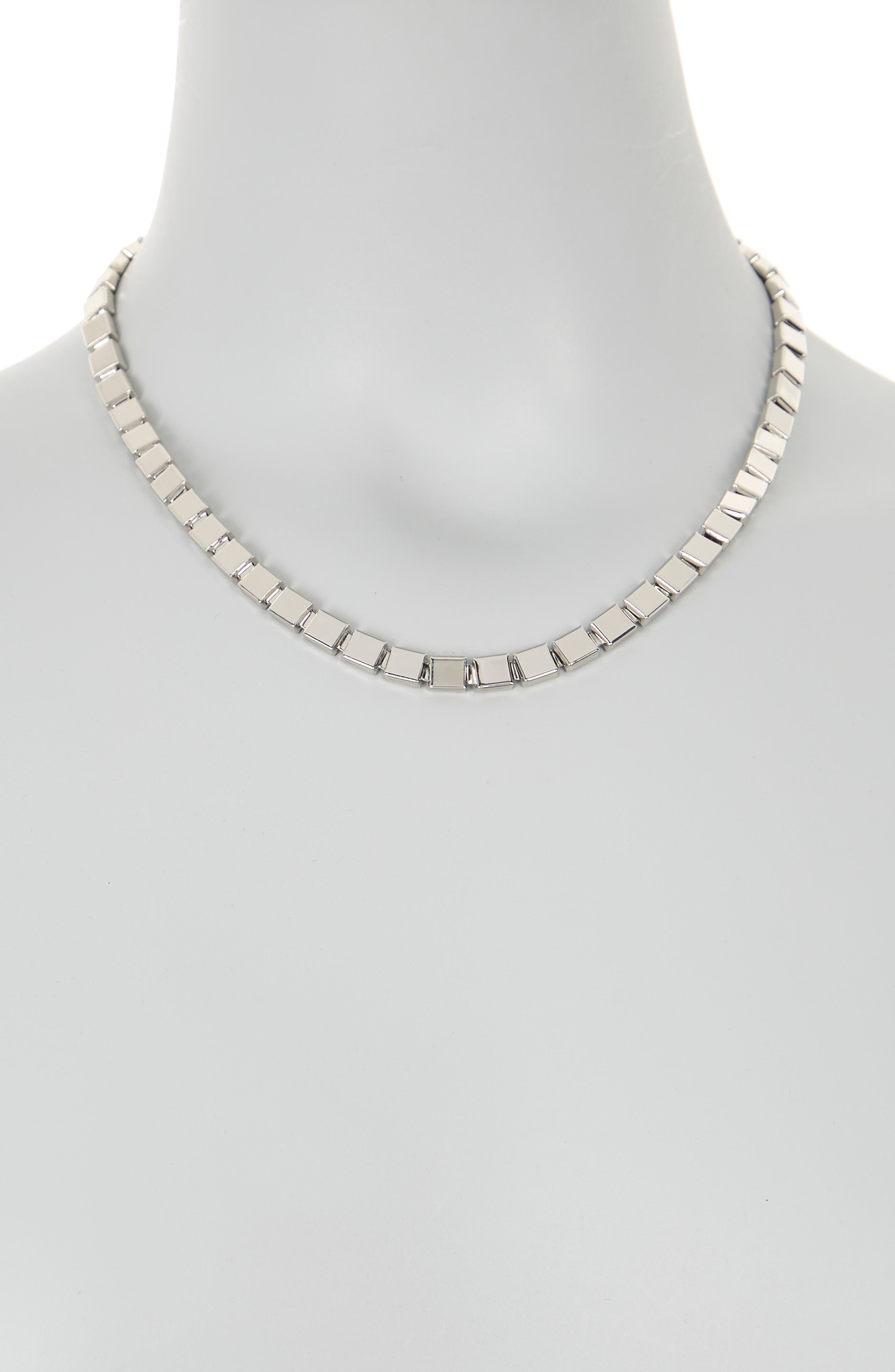 Abound Metal Cubed Beaded Necklace | Nordstromrack
