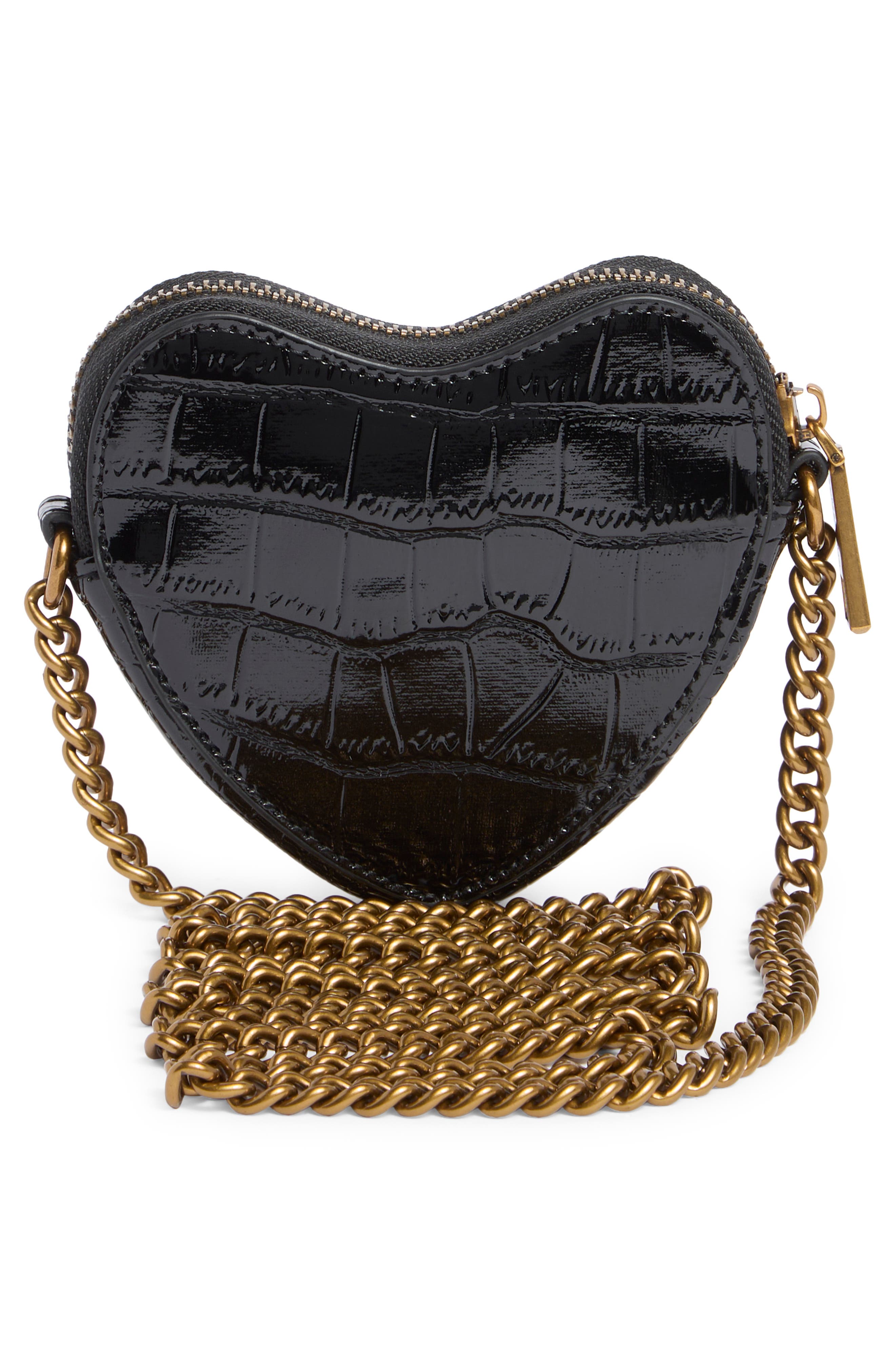 Kurt Geiger London Micro Heart Leather Crossbody Bag | Nordstrom