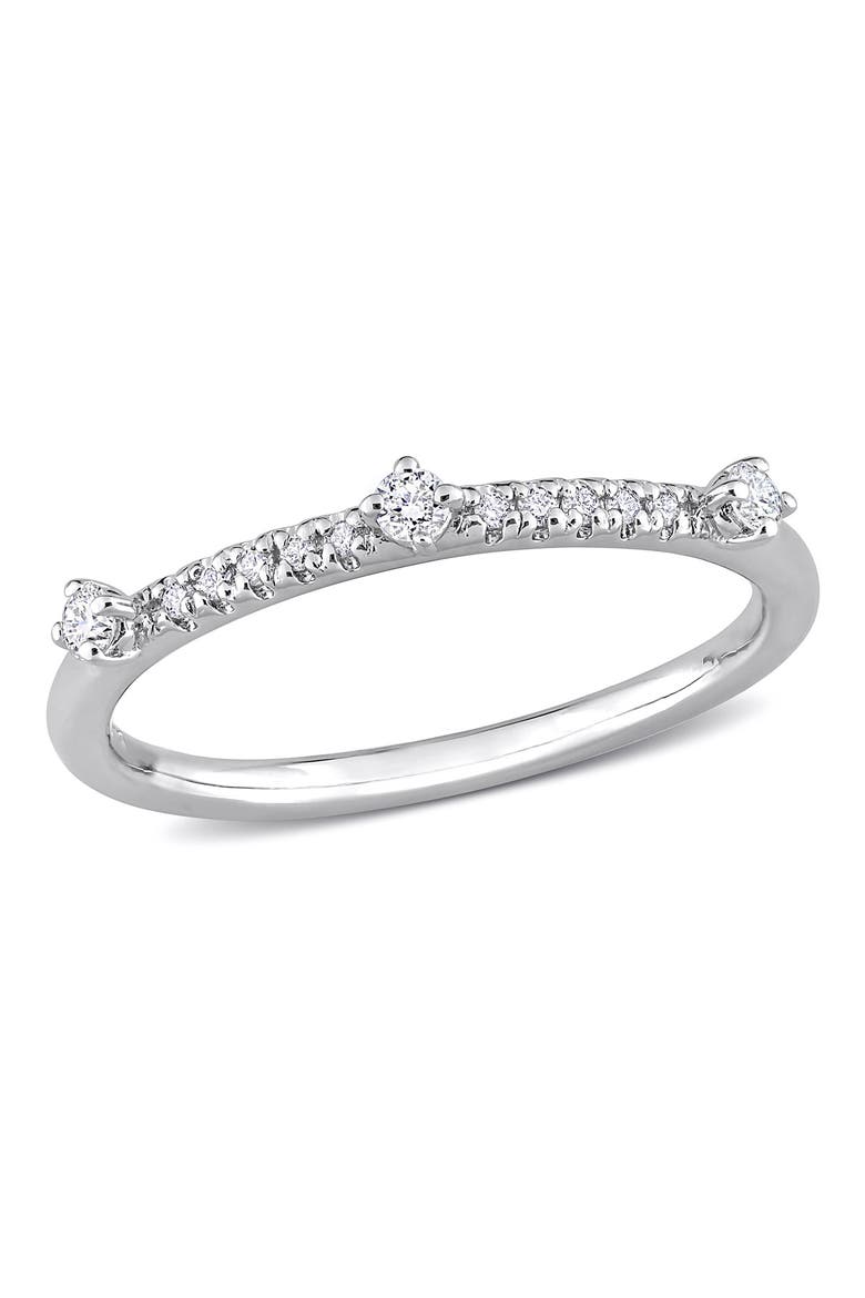 Sterling Silver Lab Created Diamond Ring - 0.15 ct. (Women) | Nordstromrack