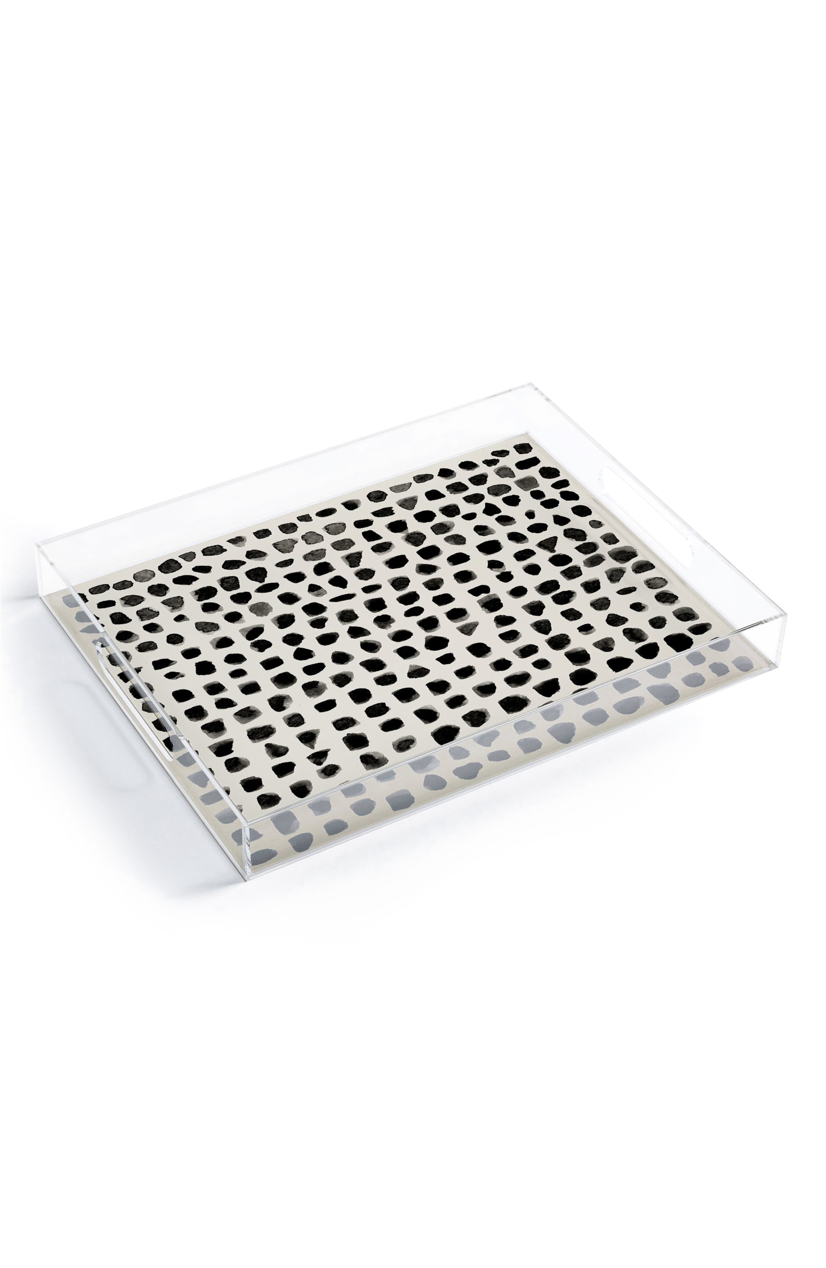 Deny Designs Summer Sun Home Art Dots Beige Tray | Nordstromrack