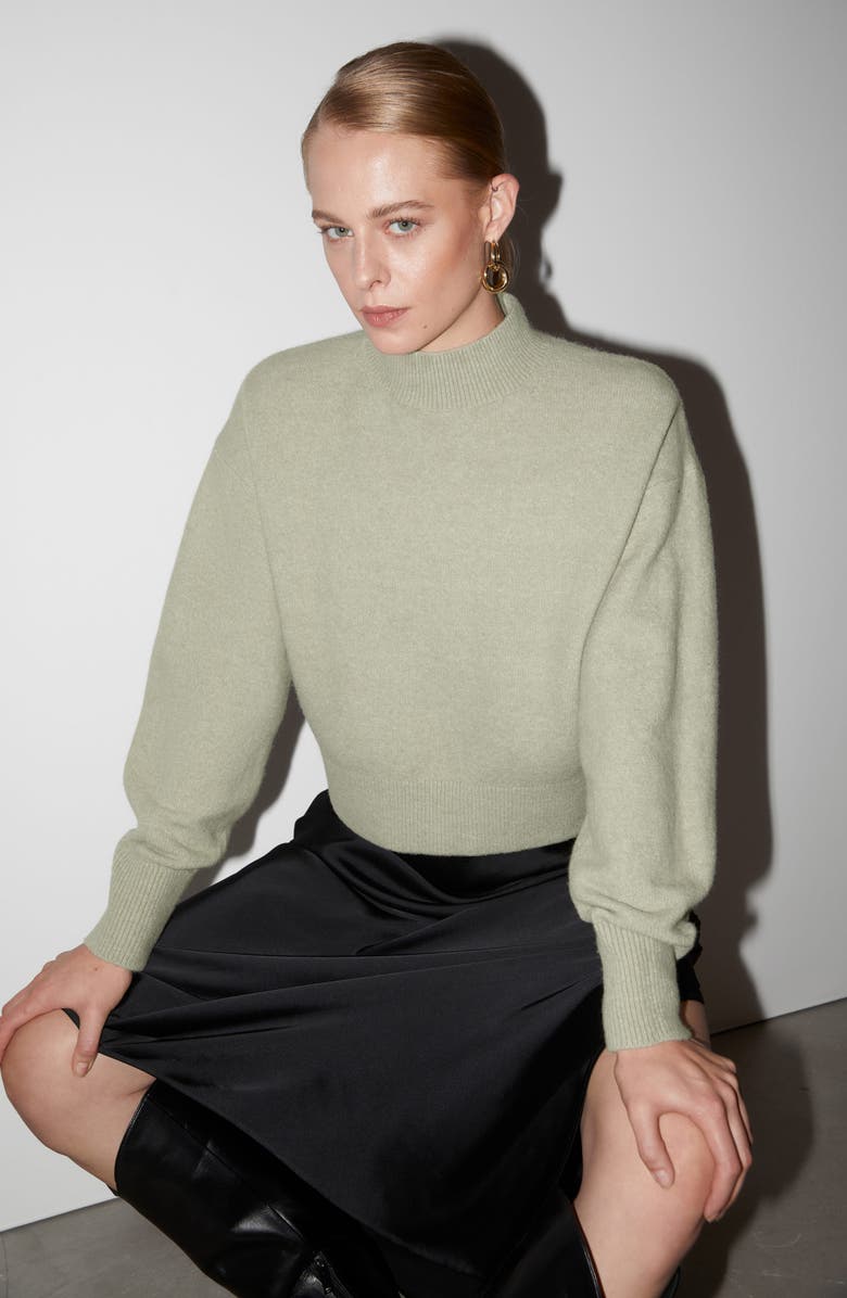 & Other Stories Mock Neck Crop Sweater | Nordstromrack