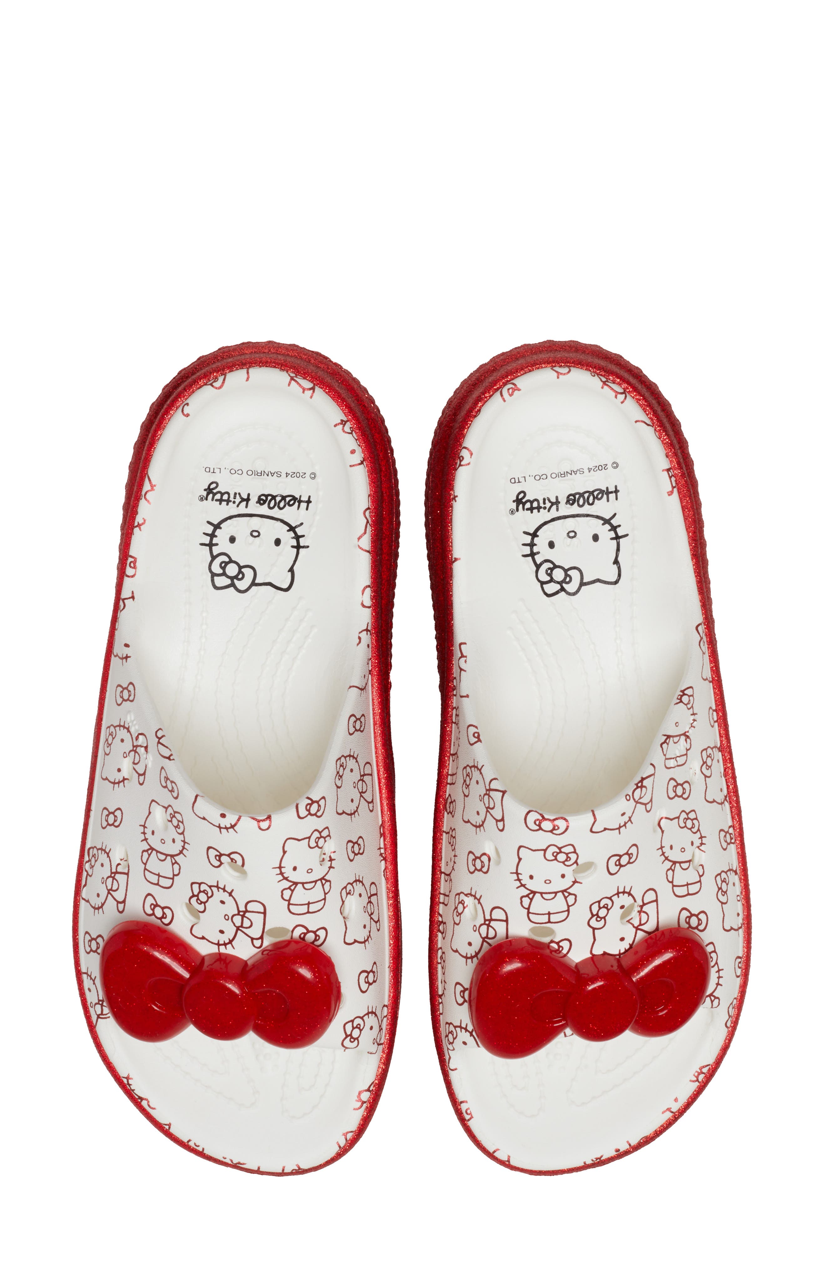 CROCS Gender Inclusive Hello Kitty Stomp Platform Slide Sandal ...