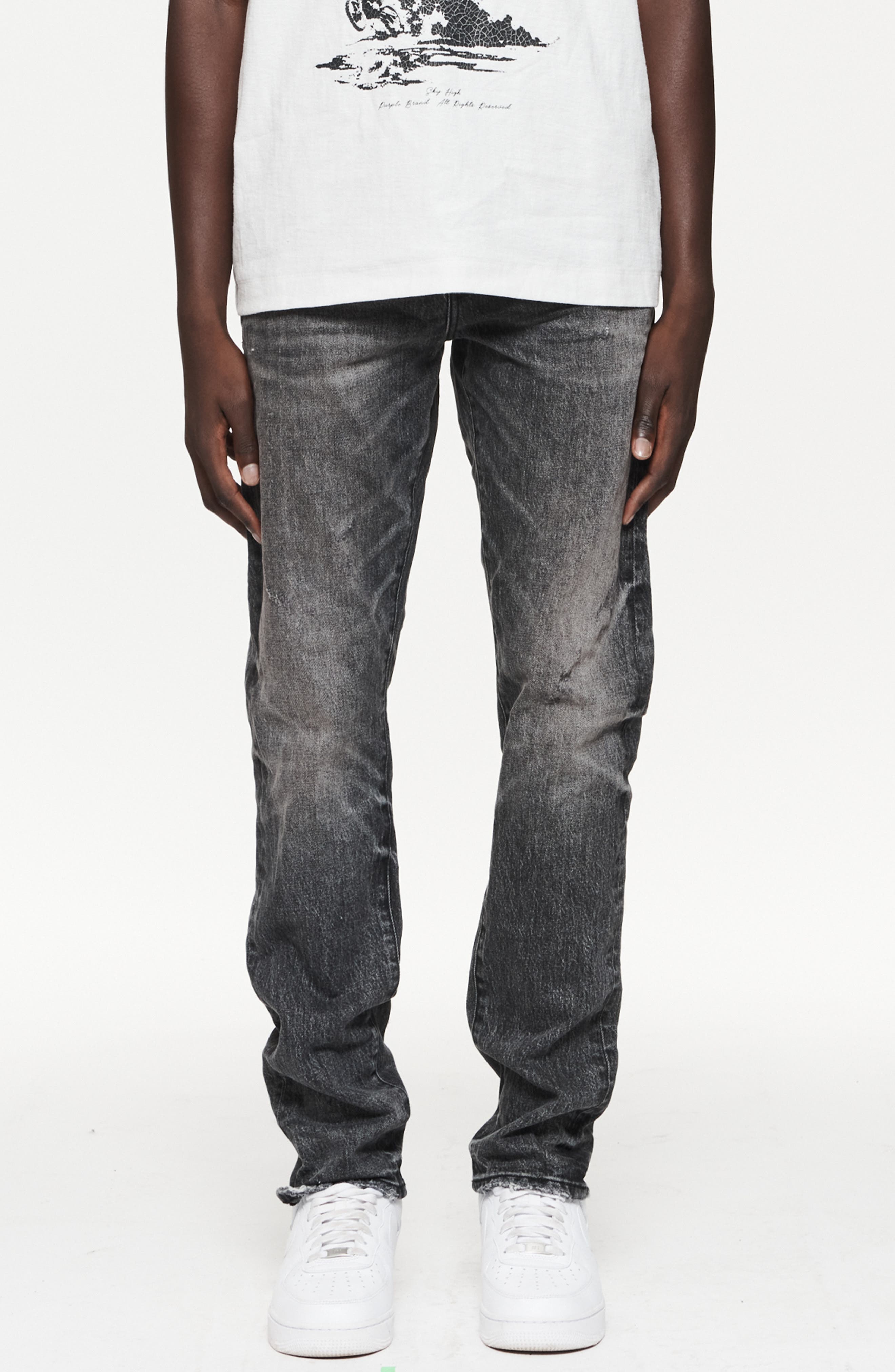 PURPLE BRAND Vintage Dirty Slim Straight Leg Jeans (Men) | Nordstromrack