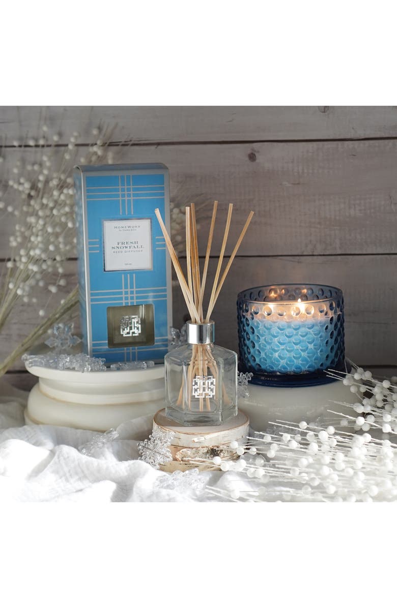 HOMEWORX BY SLATKIN & CO. Fresh Snowfall Scented Three-Wick Candle ...