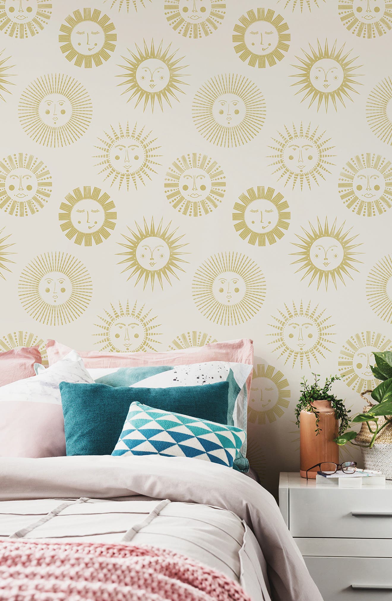 Wallpops Cream Konark Peel Stick Wallpaper | Nordstromrack