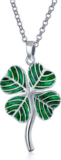 BLING JEWELRY Lucky Leaf Clover Necklace | Nordstromrack
