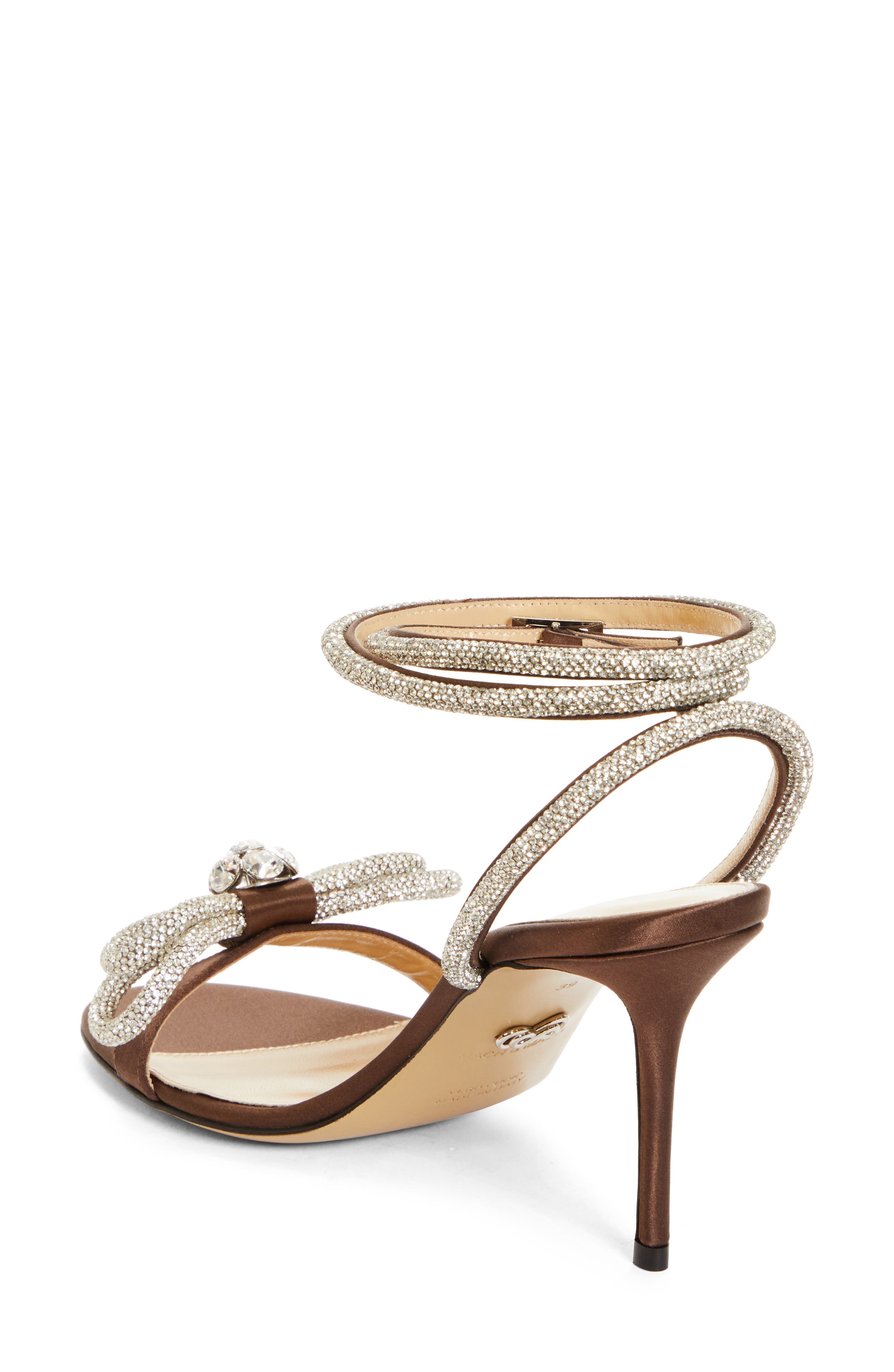 Mach & Mach Double Crystal Bow Sandal (Women) | Nordstromrack