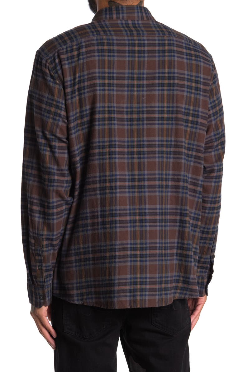 Slate & Stone SLATE AND STONE Button-Down Collar Long Sleeve Flannel ...