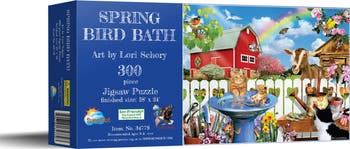 Sunsout Spring Bird Bath 300 piece Jigsaw Puzzle for Adults | Nordstrom
