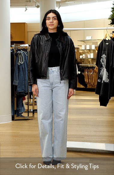 AG Kora High Waist Wide Leg Jeans | Nordstromrack