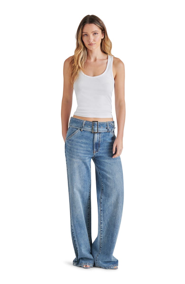 Steve Madden Cove Belted Baggy Low Rise Jeans | Nordstromrack