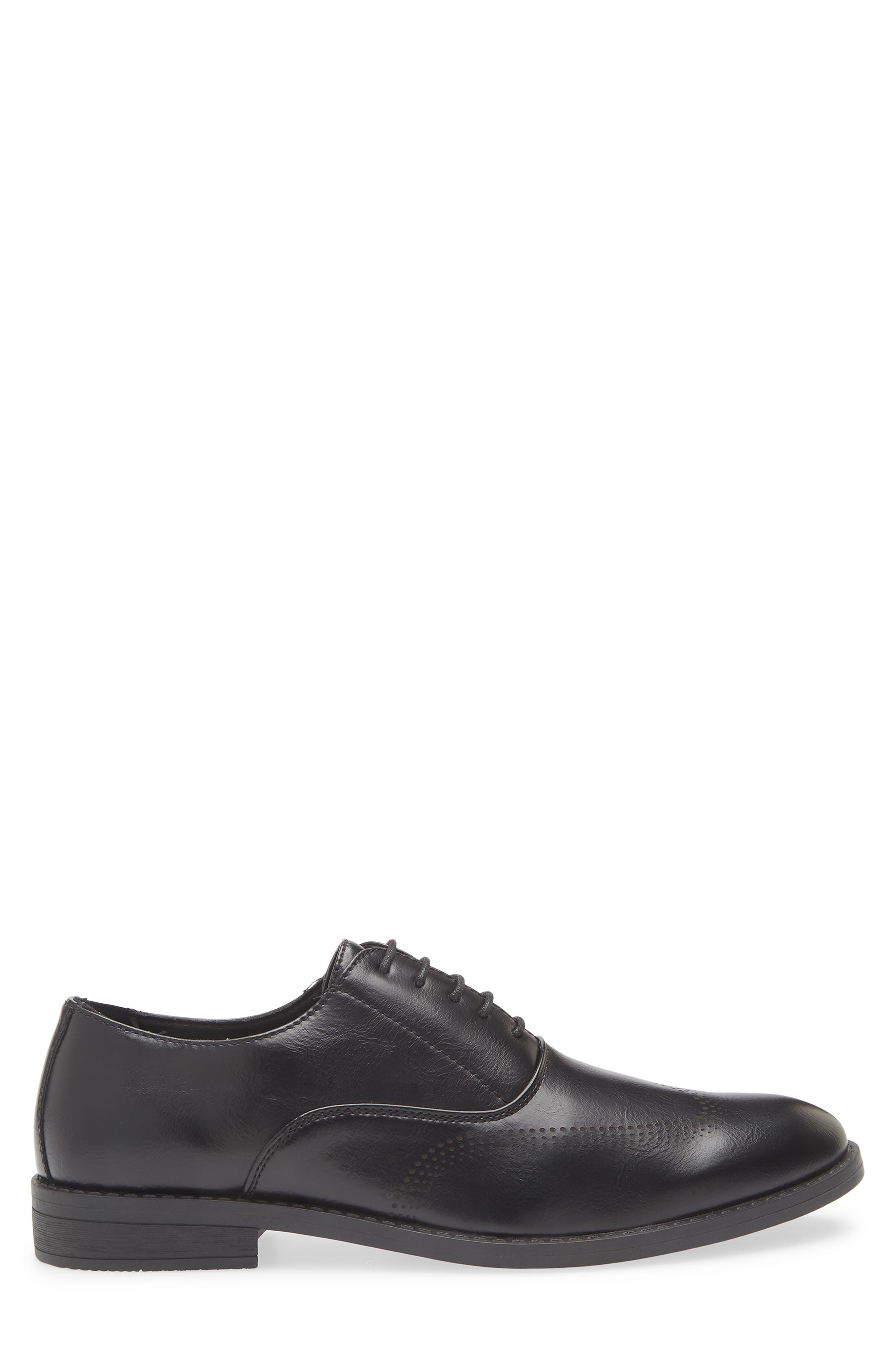 GEOFFREY BEENE Faux Leather Oxford (Men) | Nordstromrack