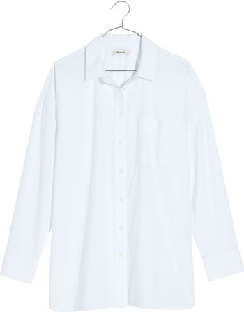 Madewell The Plus Signature Poplin Oversize Button-Up Shirt | Nordstromrack