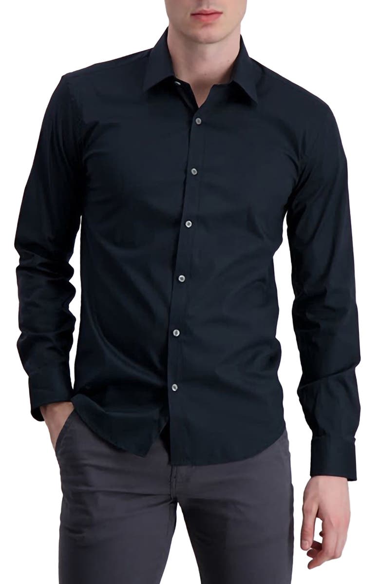 LINDBERGH Long Sleeve Stretch Regular Fit Shirt | Nordstromrack