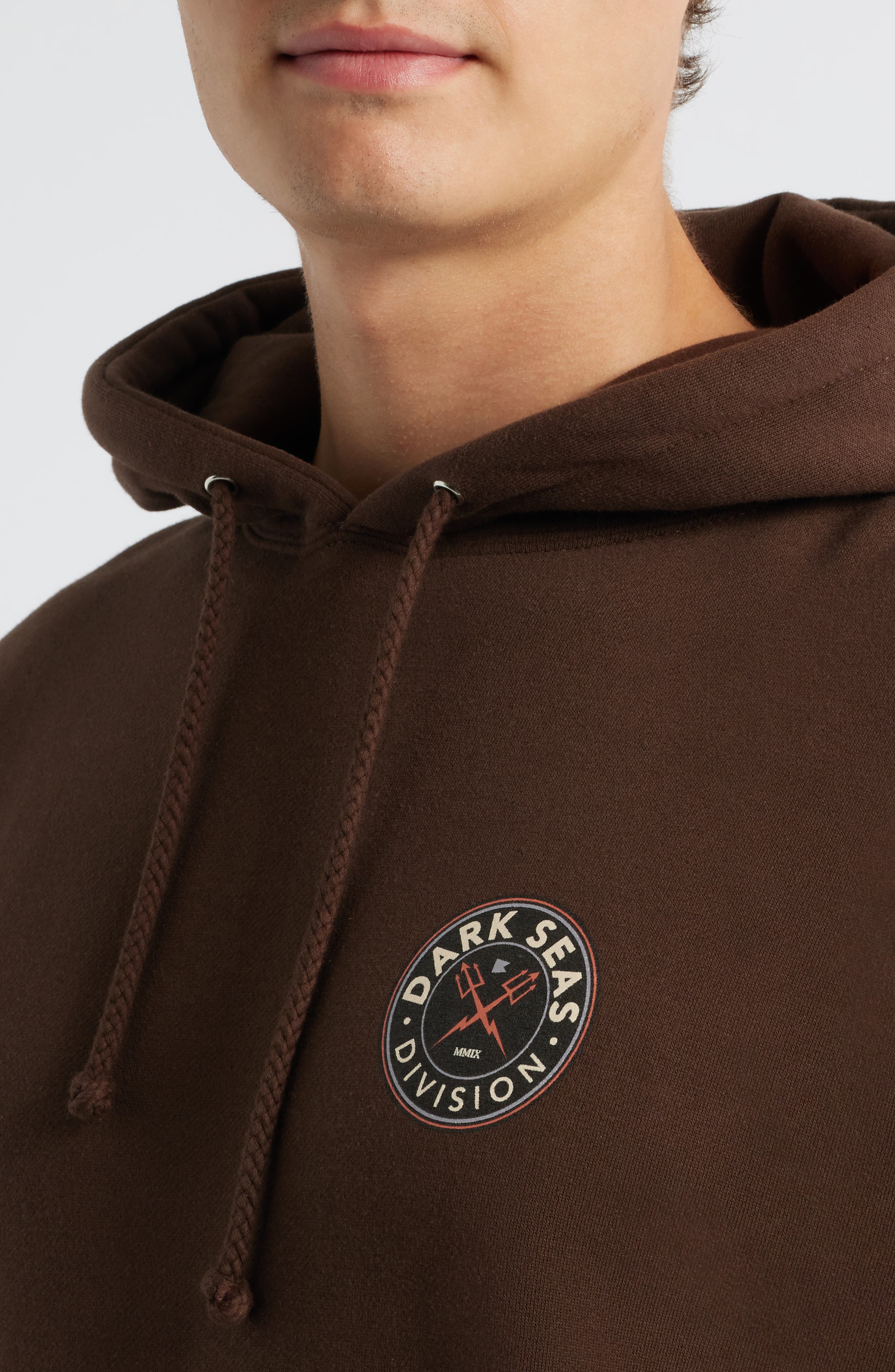 DARK SEAS Time Teller Logo Graphic Fleece Hoodie | Nordstrom