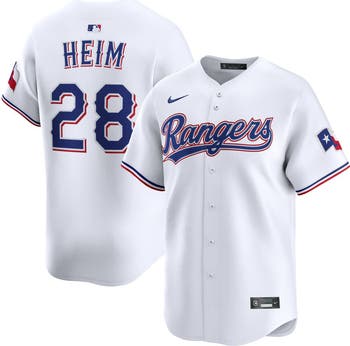 Nike Men's Nike Jonah Heim White Texas Rangers Home Limited Player ...