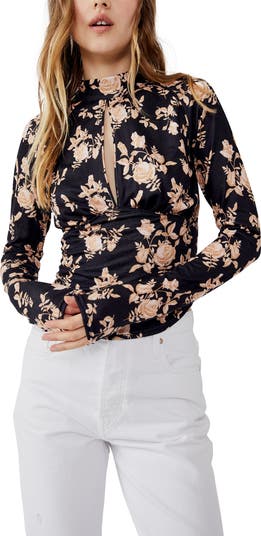 Free People Dinner Party Keyhole Top | Nordstrom