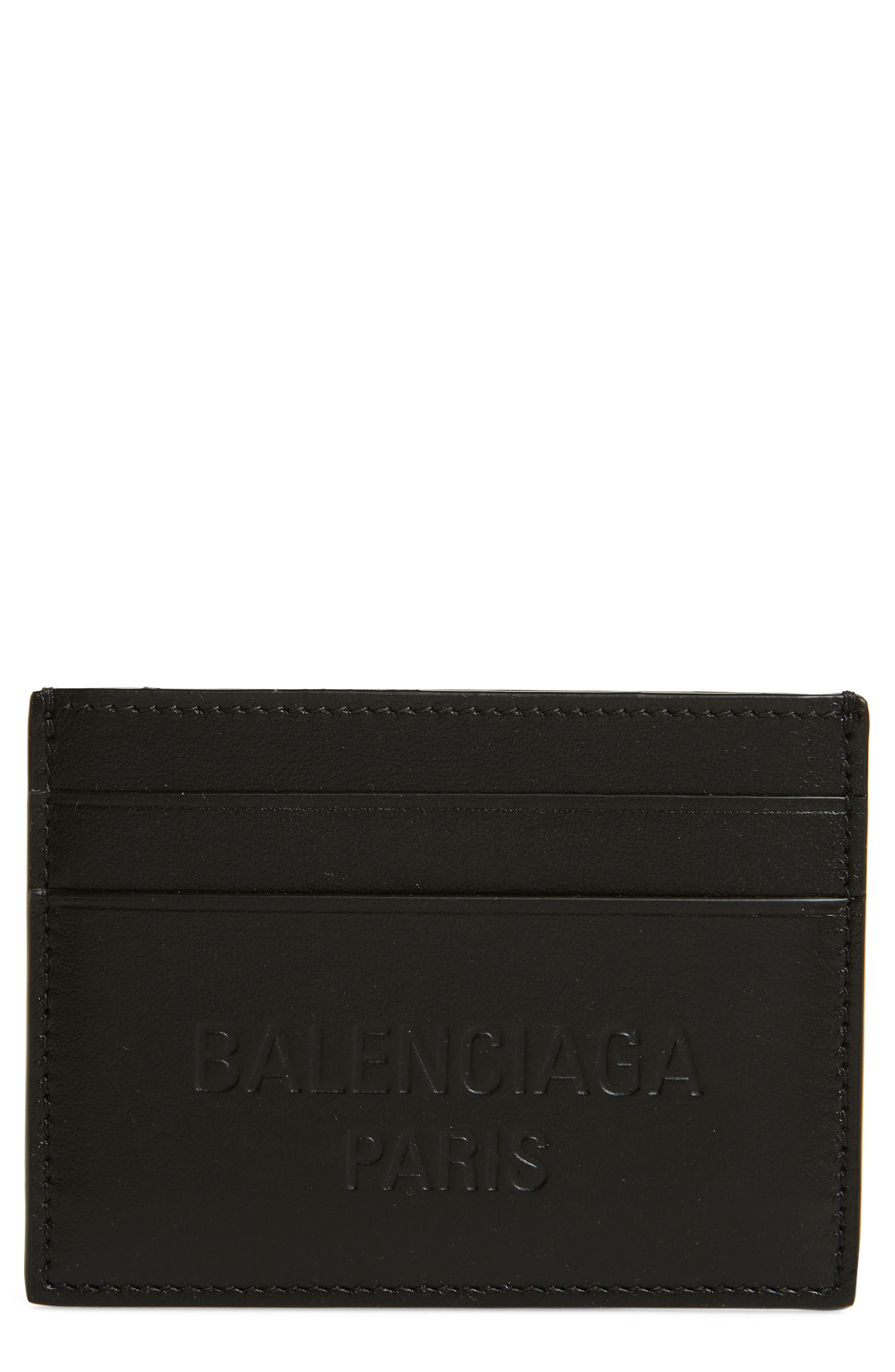 Balenciaga Duty Free Leather Card Holder (Men) | Nordstromrack
