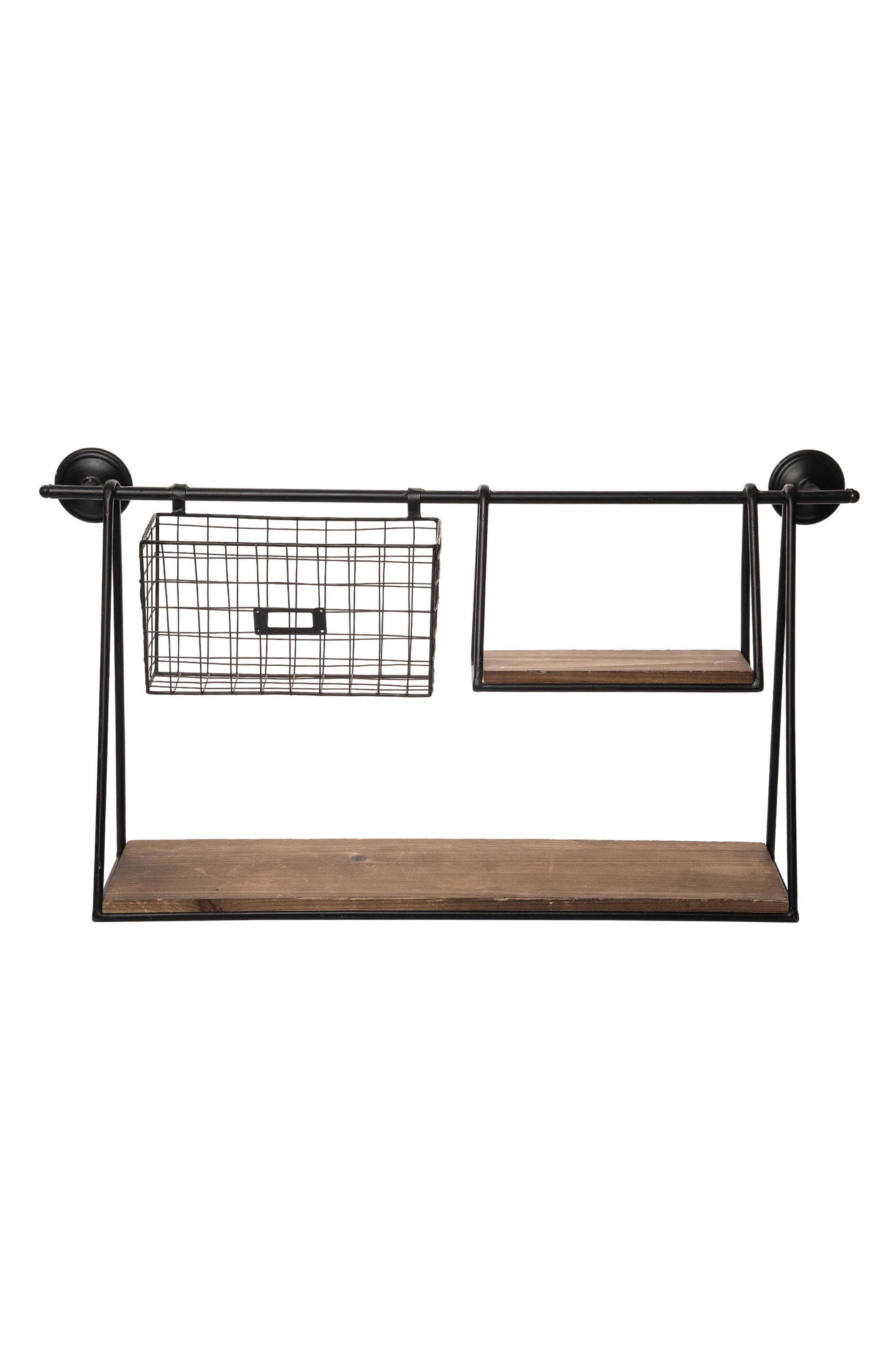 Transpac Shelf with Basket Hooks | Nordstromrack