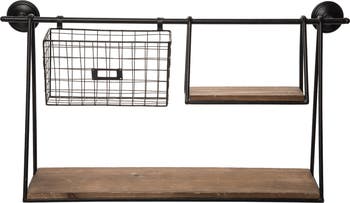 Transpac Shelf with Basket Hooks | Nordstromrack