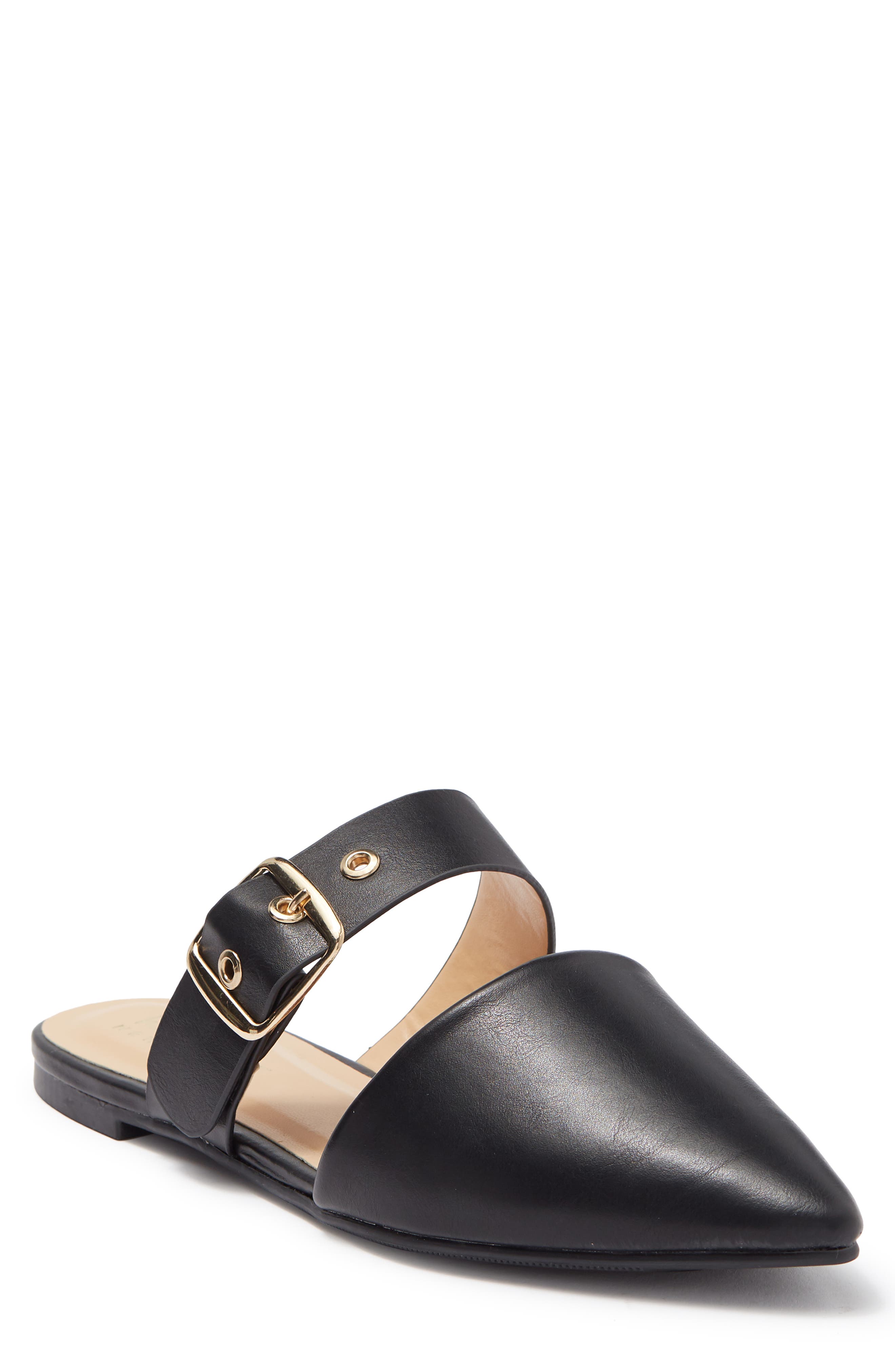 Nicole Miller Buckled Pointed Toe Mule (Women) | Nordstromrack