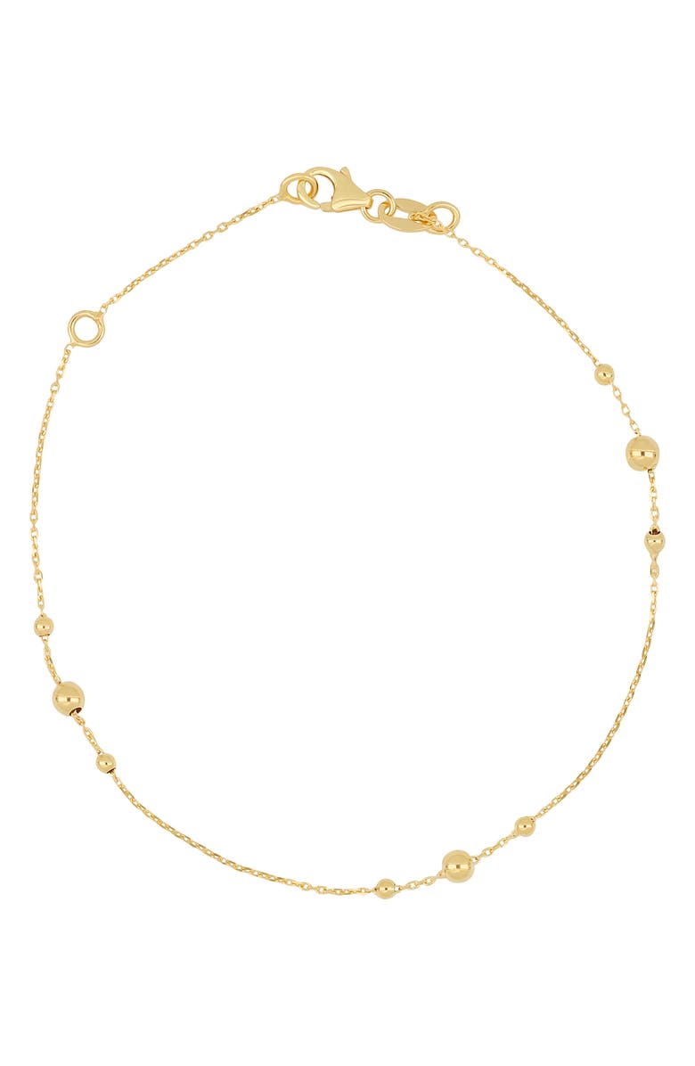 Bony Levy 14K Gold Ball Station Chain Bracelet | Nordstromrack