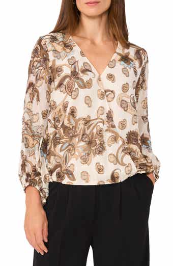 Halogen® Faux Wrap Satin Top | Nordstromrack Halogen® Faux Wrap Satin Top | Nordstromrack
