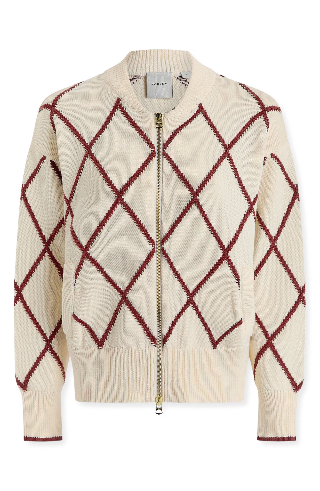Varley Nile Cotton Bomber Cardigan | Nordstrom