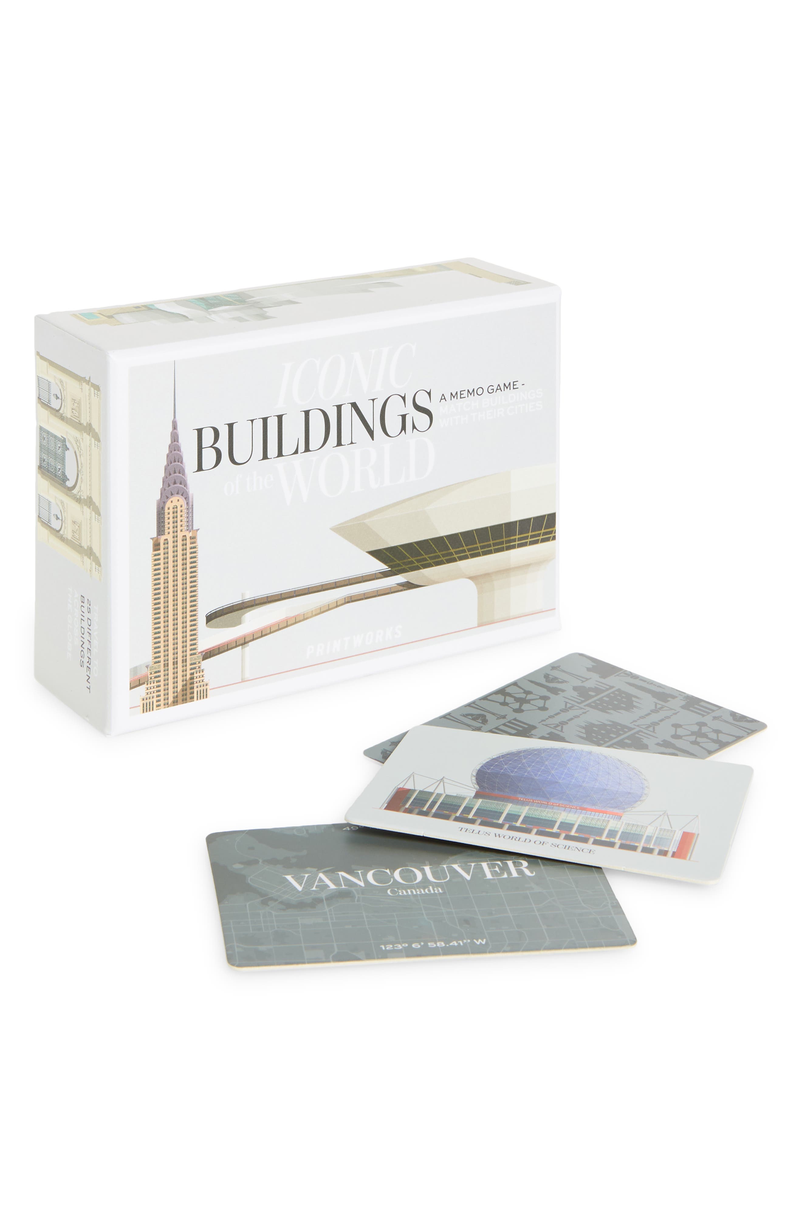 PRINTWORKS Iconic Buildings of the World Memory Card Game | Nordstrom