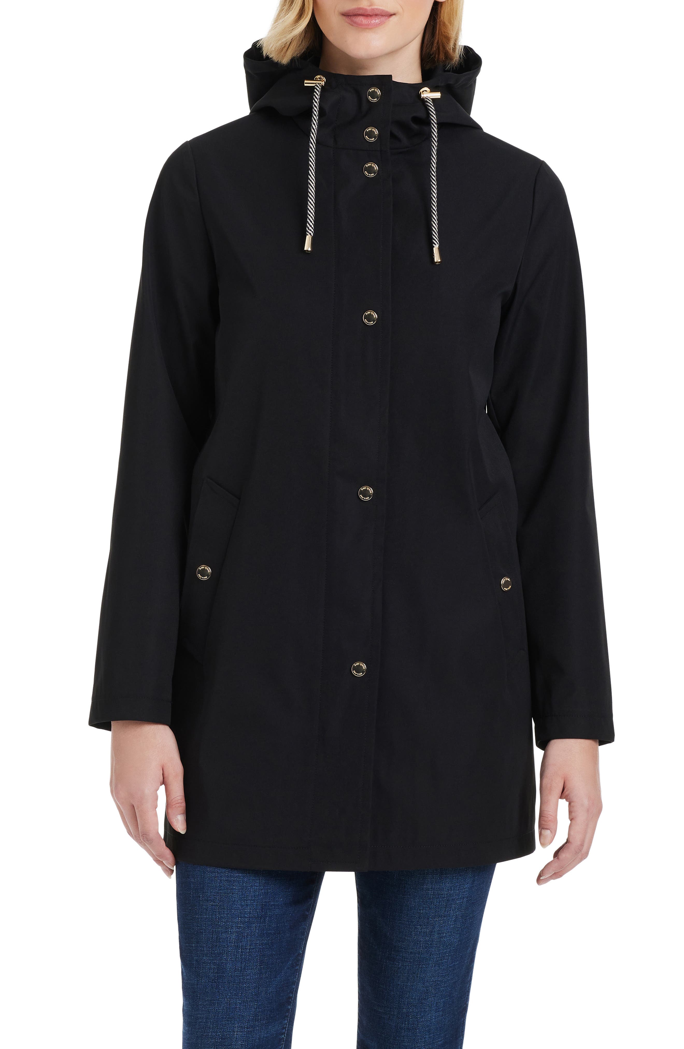 Kate Spade New York hooded rain jacket | Nordstromrack