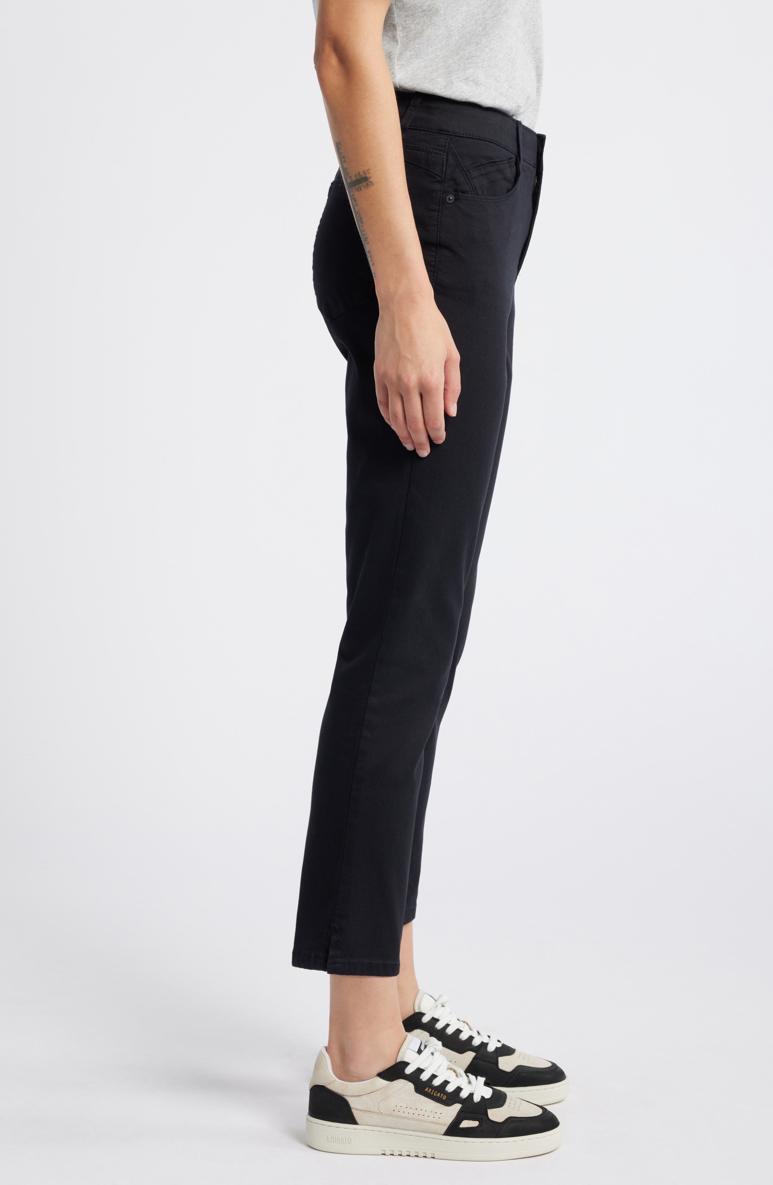 Wit & Wisdom Logan 'Ab'Solution High Waist Ankle Slim Straight Leg ...