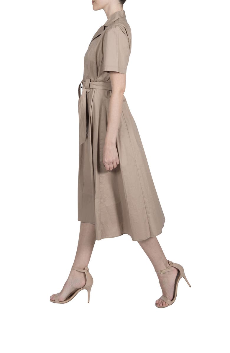 Julia Jordan Tie Waist Poplin Shirtdress | Nordstromrack