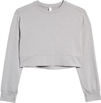 Zella Girl Kids' Zone Out Crop Sweatshirt | Nordstromrack