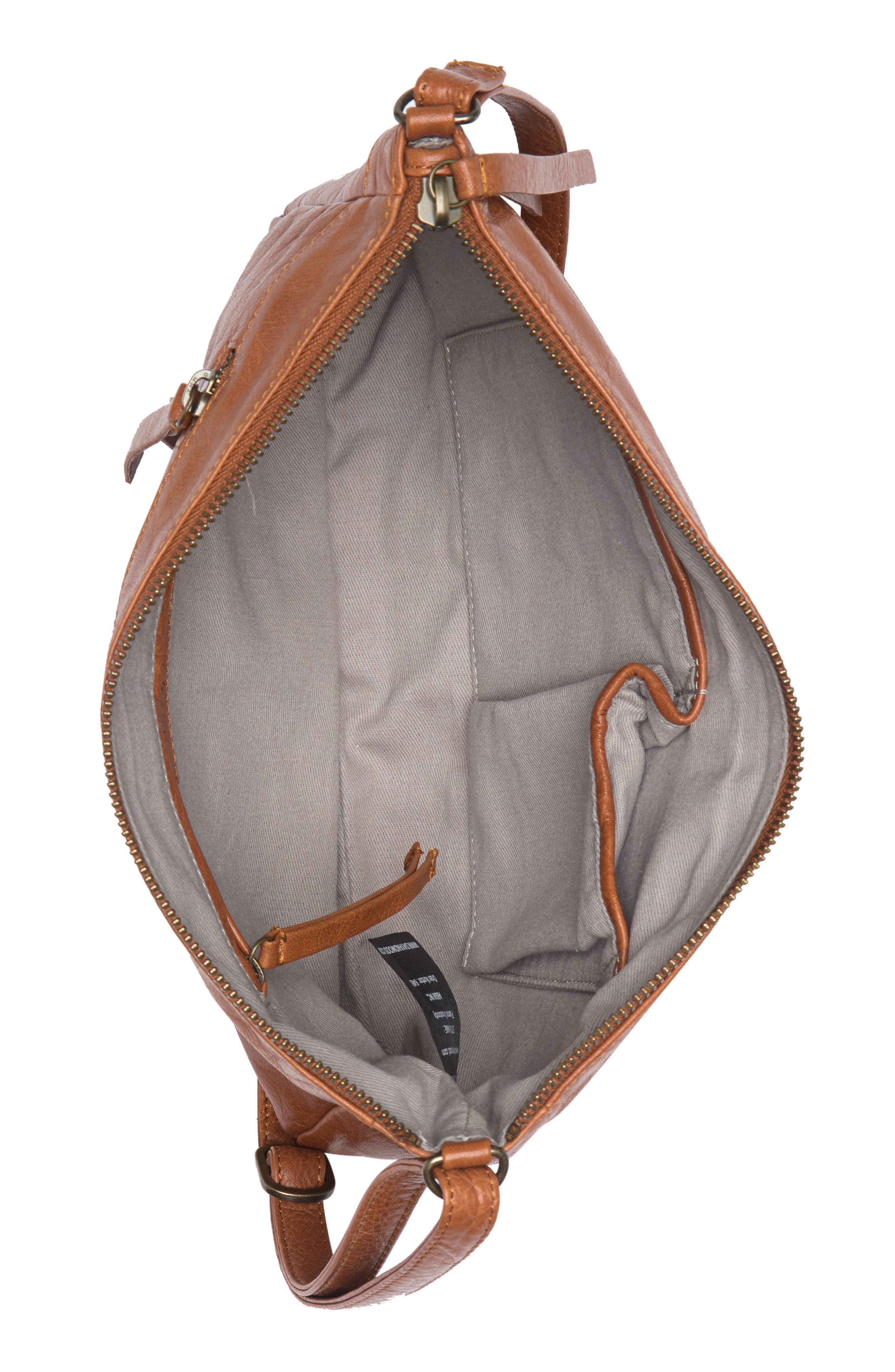 DAY & MOOD Flame Woven Leather Crossbody Bag | Nordstromrack