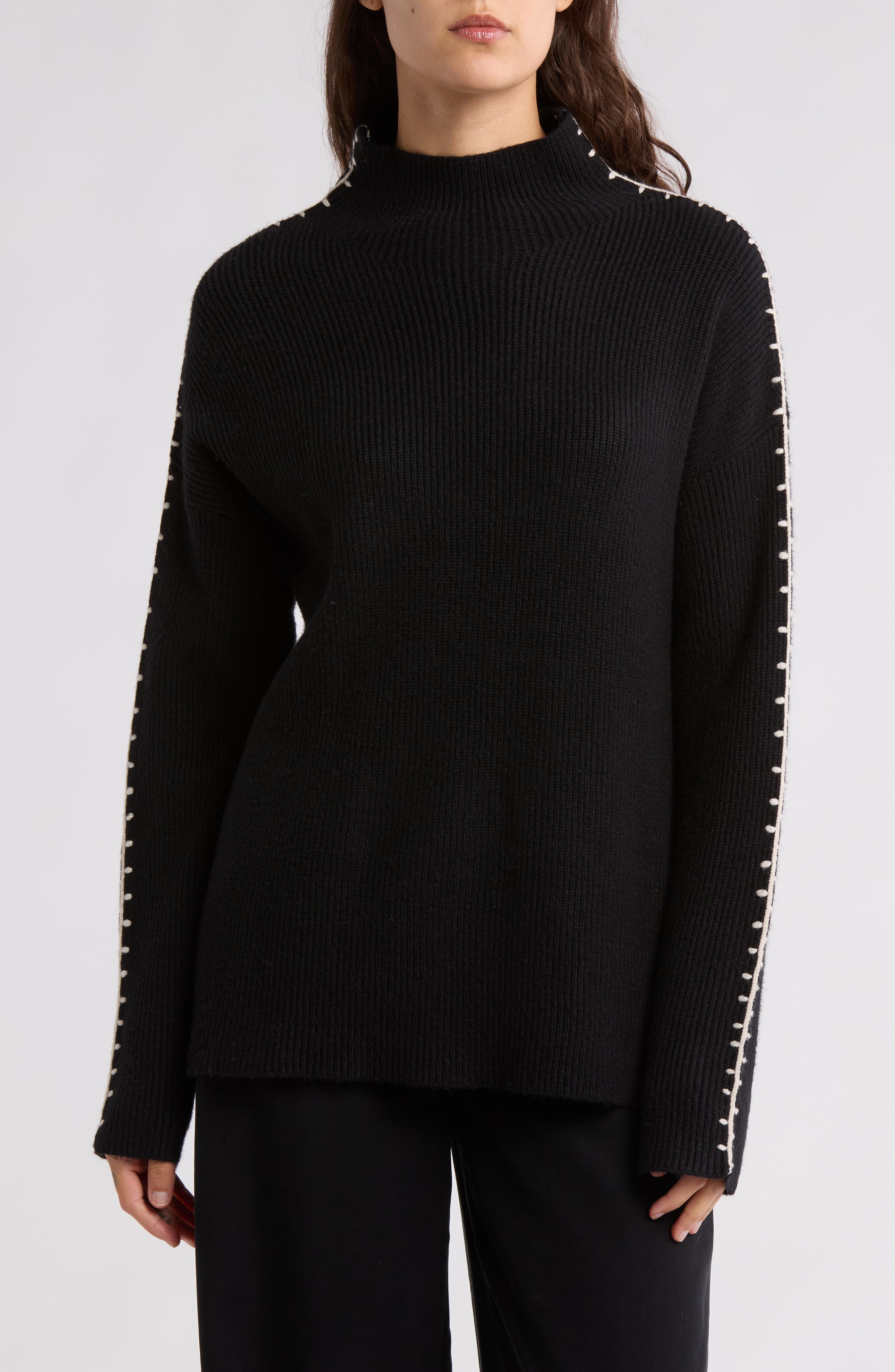 T Tahari Ottoman Whipstitch Sweater | Nordstromrack