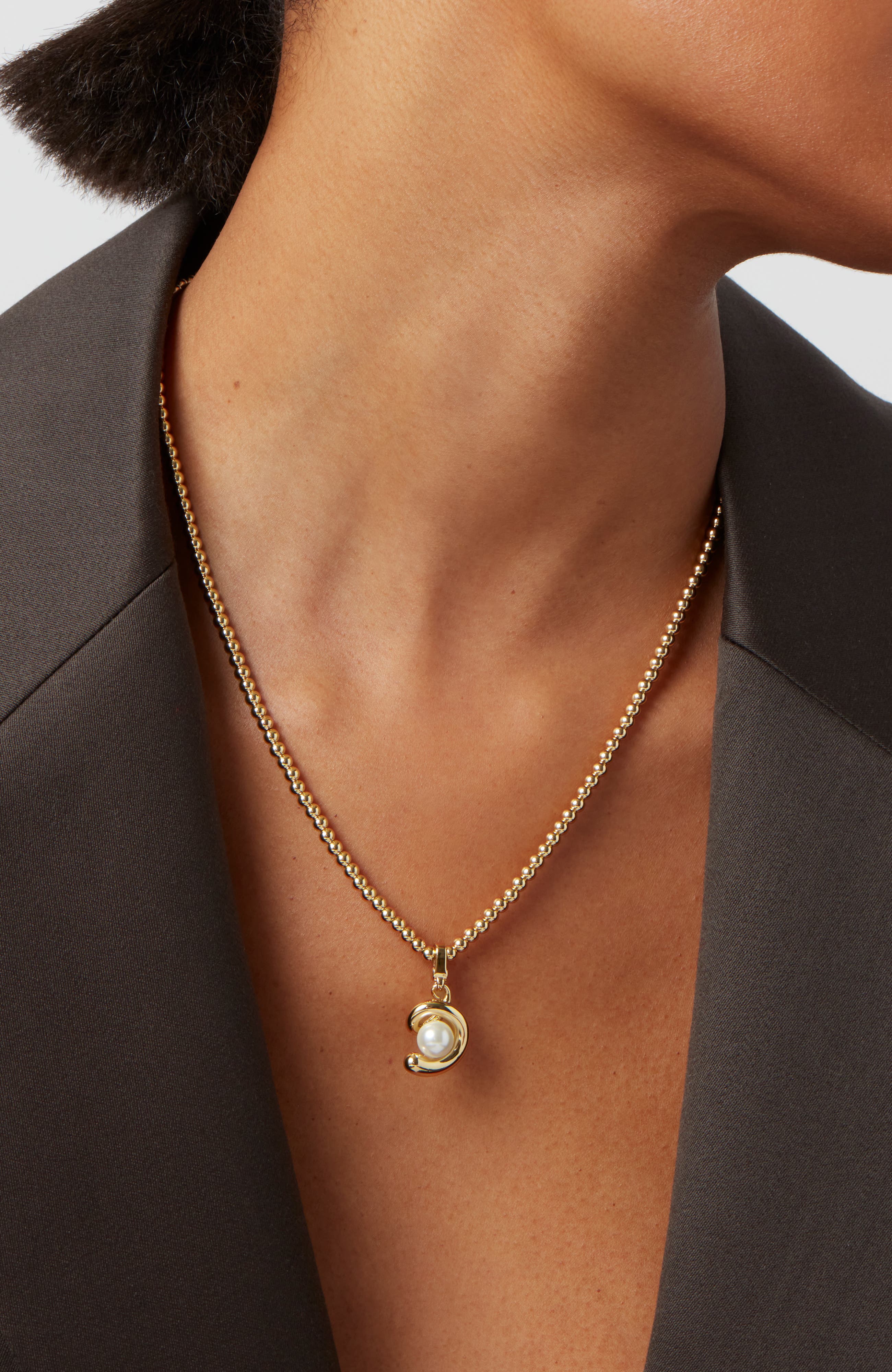 JENNY BIRD Daphne Faux Pearl Pendant Necklace | Nordstrom