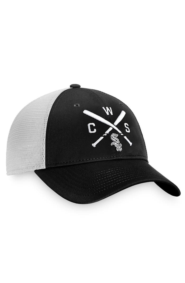 FANATICS Men's Fanatics Branded Black/White Chicago White Sox Iconic ...