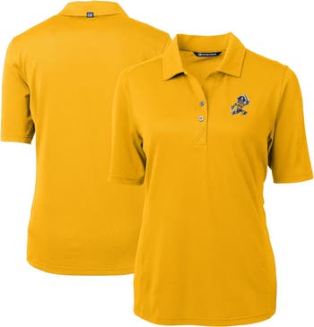 Cutter & Buck Women's Cutter & Buck Gold ETSU Buccaneers Vault DryTec ...