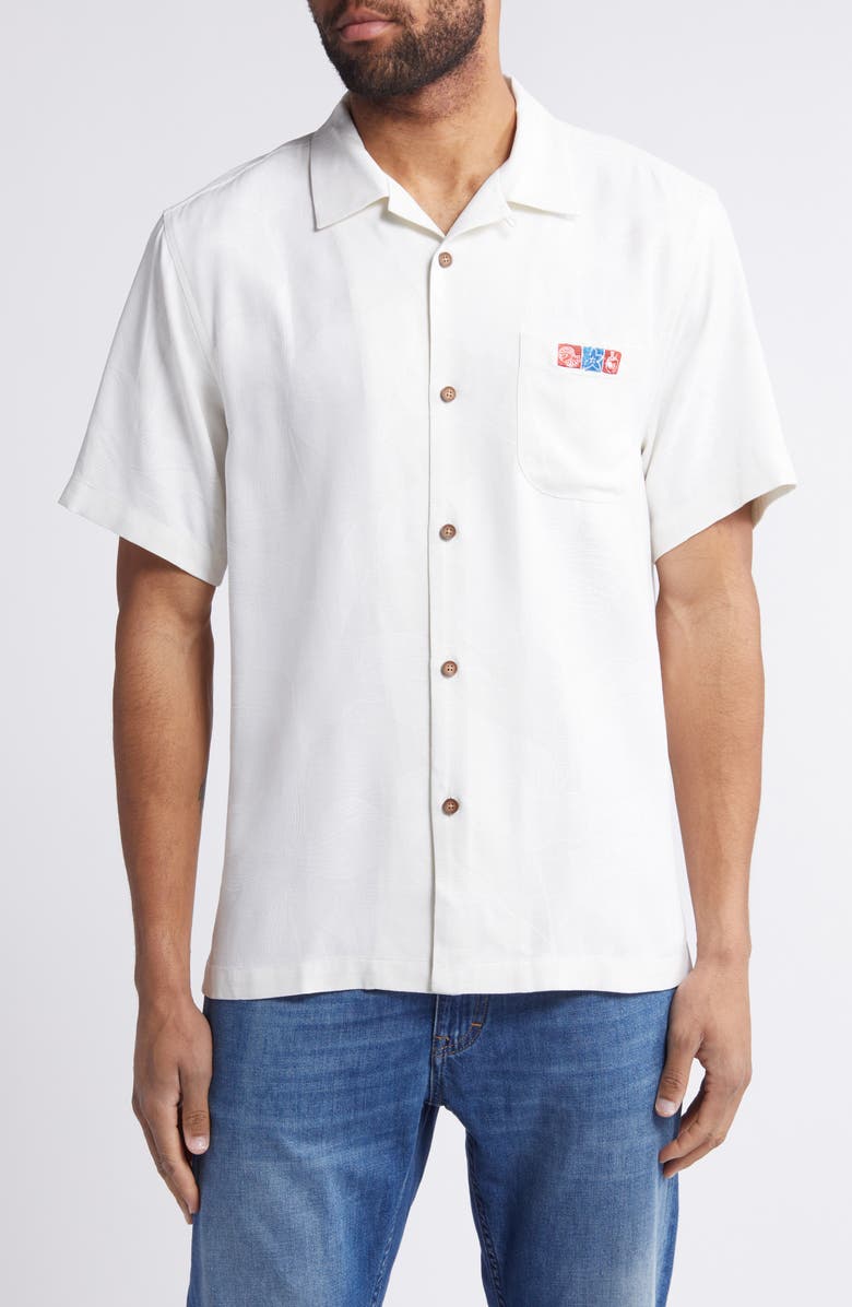 Tommy Bahama Sips & Stripes Forever Silk Camp Shirt | Nordstromrack