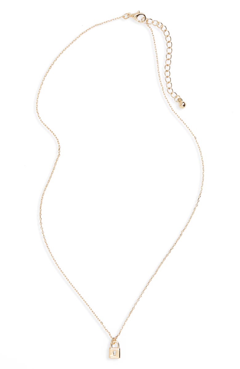 BP. Keyhole Lock Necklace | Nordstrom