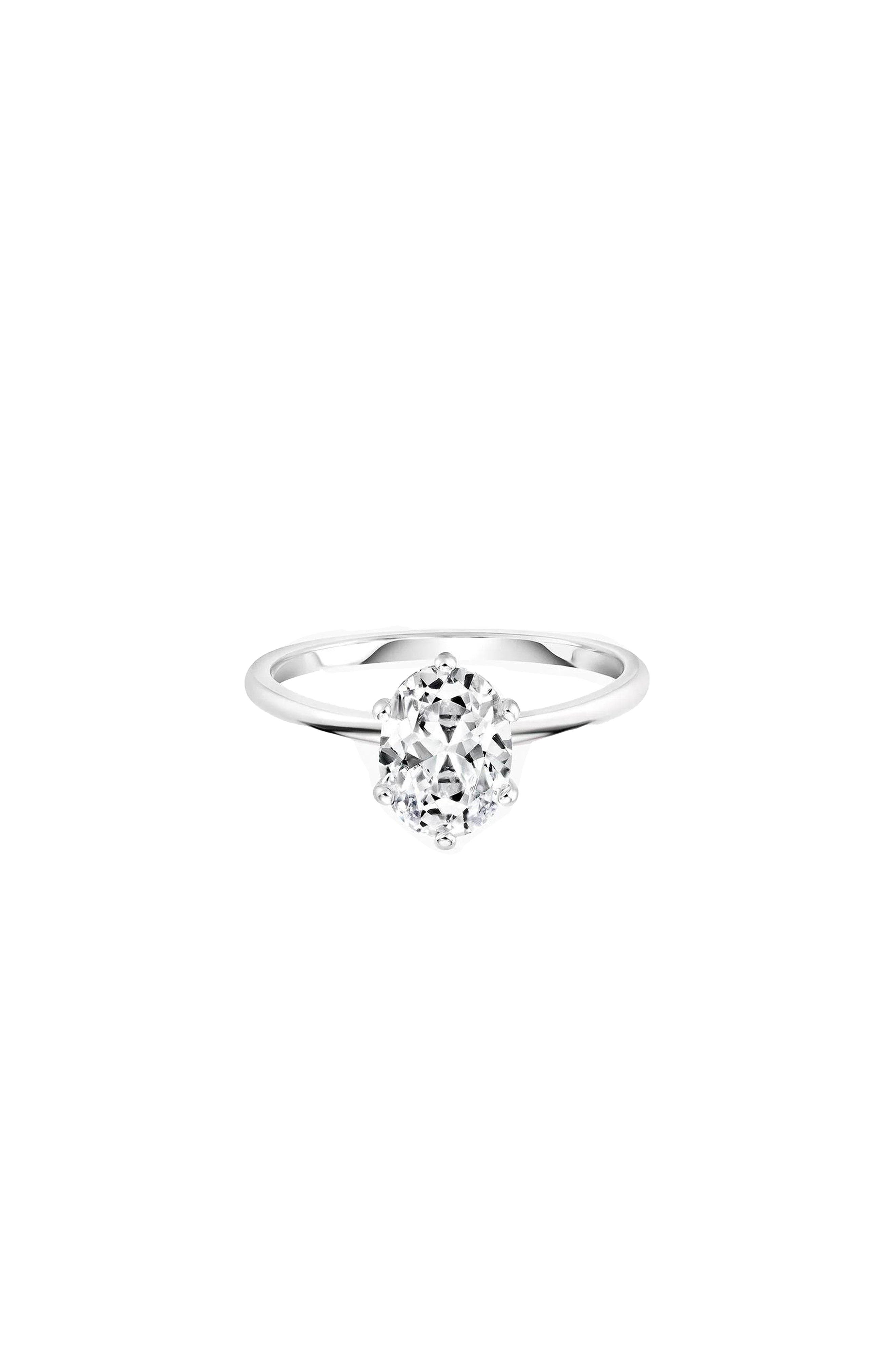 Bearfruit Jewelry Sterling Silver Bethany Ring Dainty Crystal Statement ...