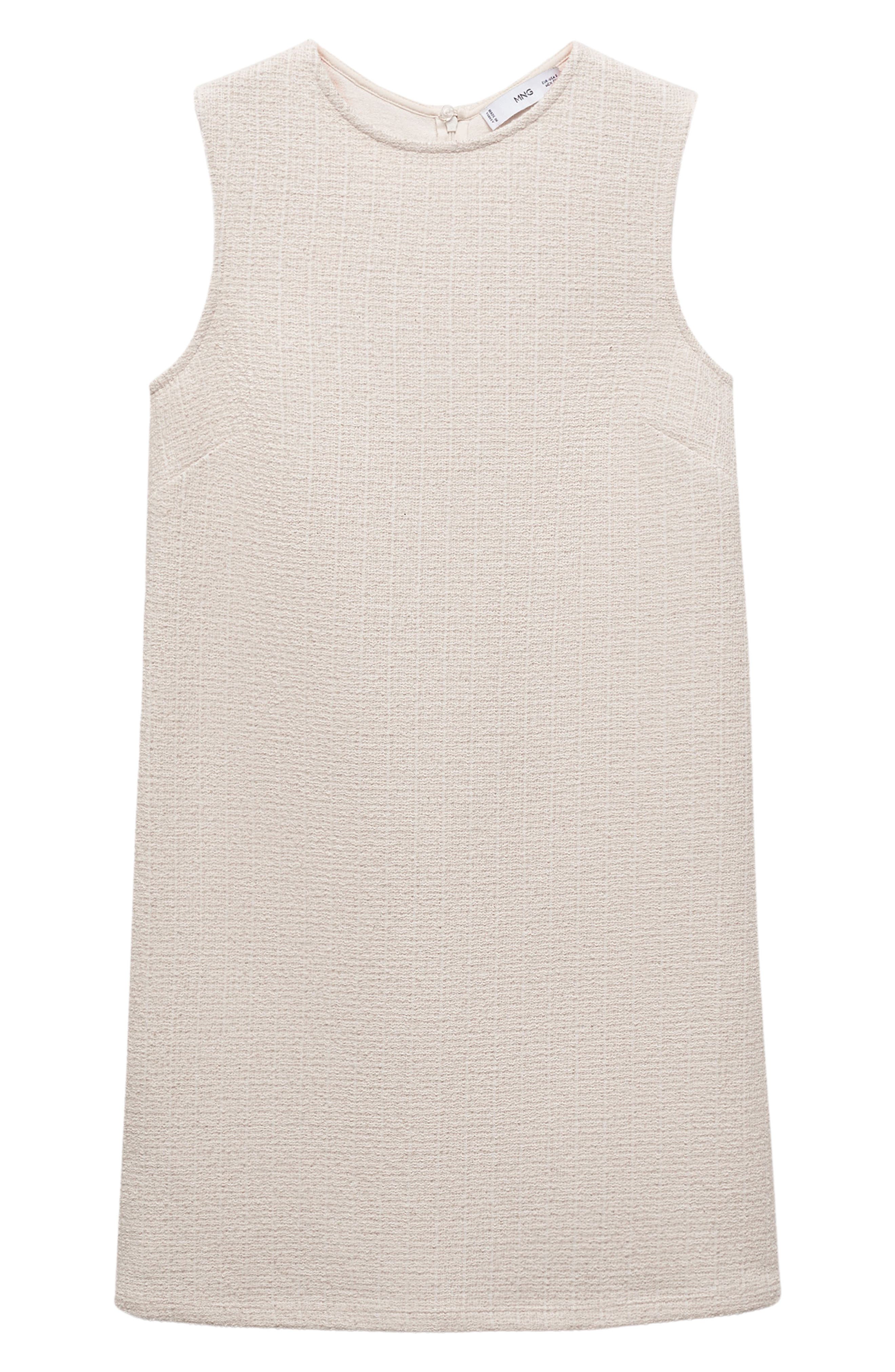 MANGO Textured Sleeveless Dress | Nordstromrack