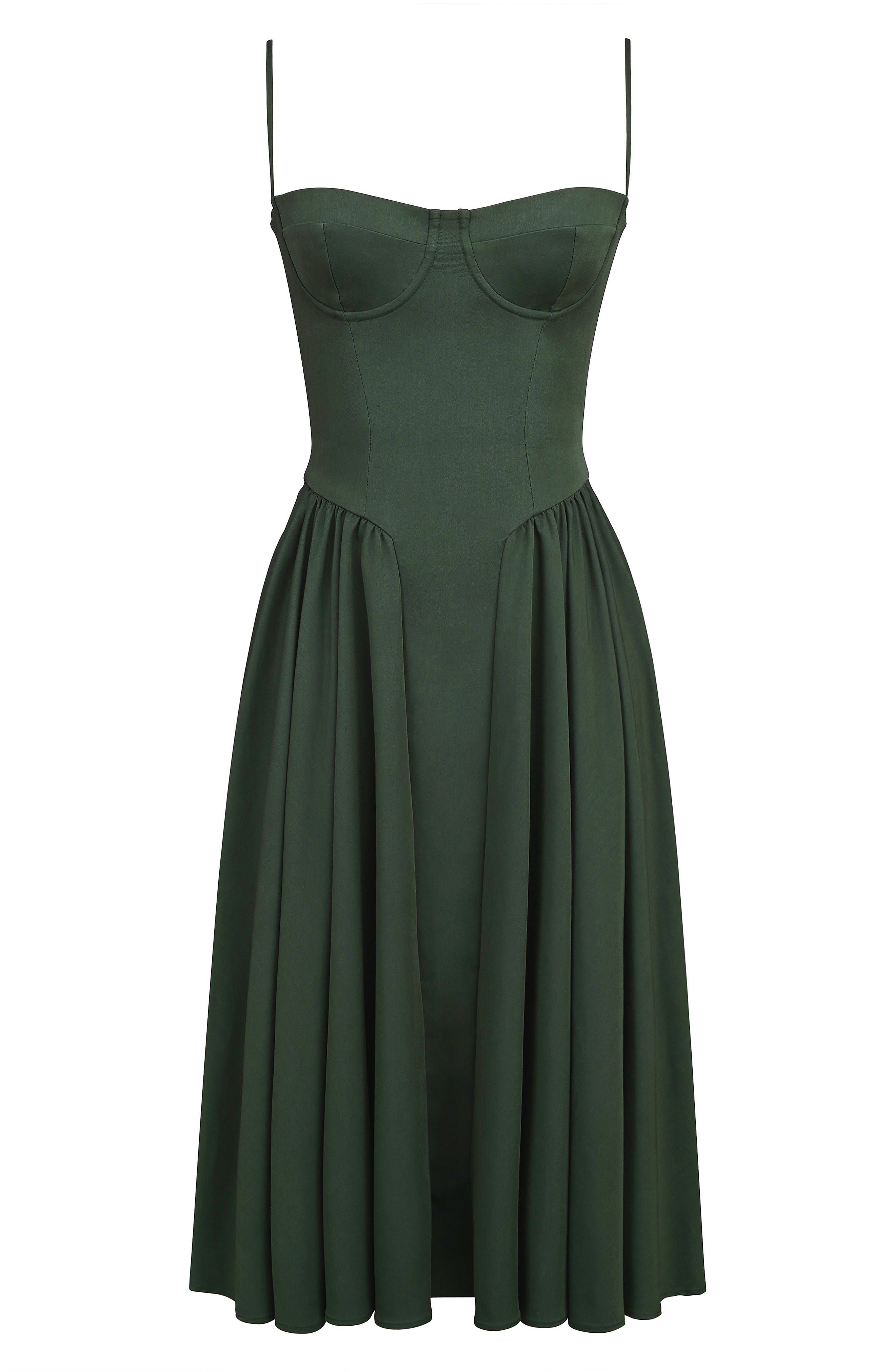 HOUSE OF CB Samaria Fit & Flare Midi Cocktail Dress | Nordstrom
